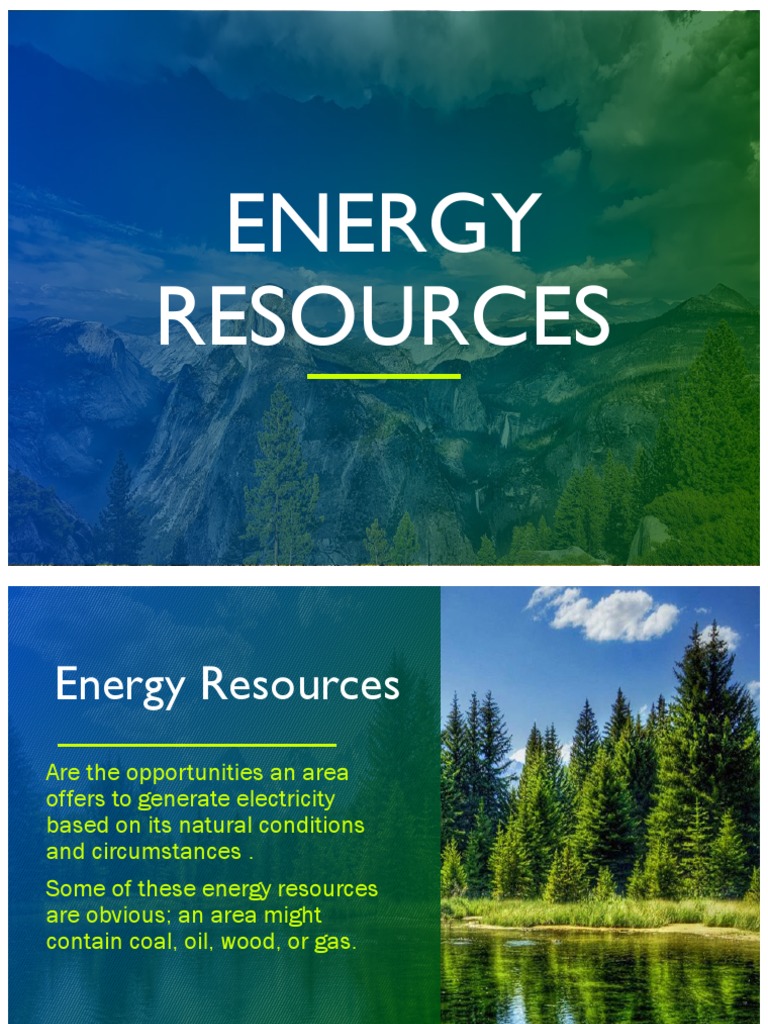 Energy Resources | PDF | Fuels | Coal