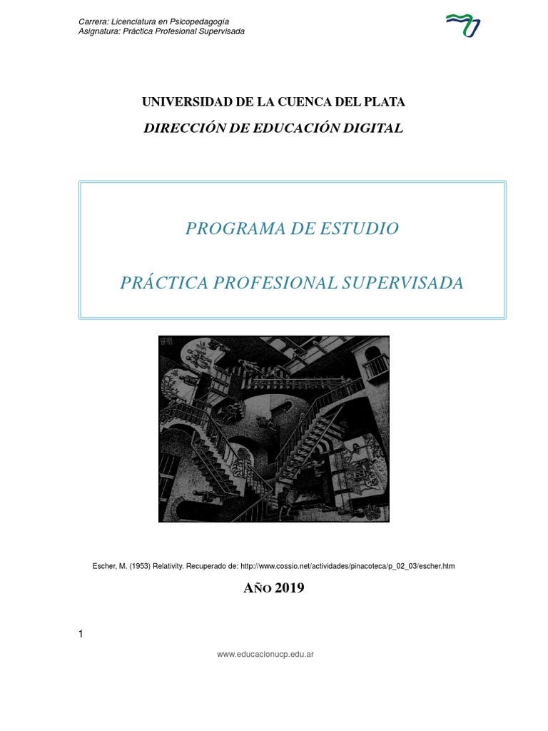 Programa UCP PPS 2019 2 | PDF | Paradigma | Aprendizaje