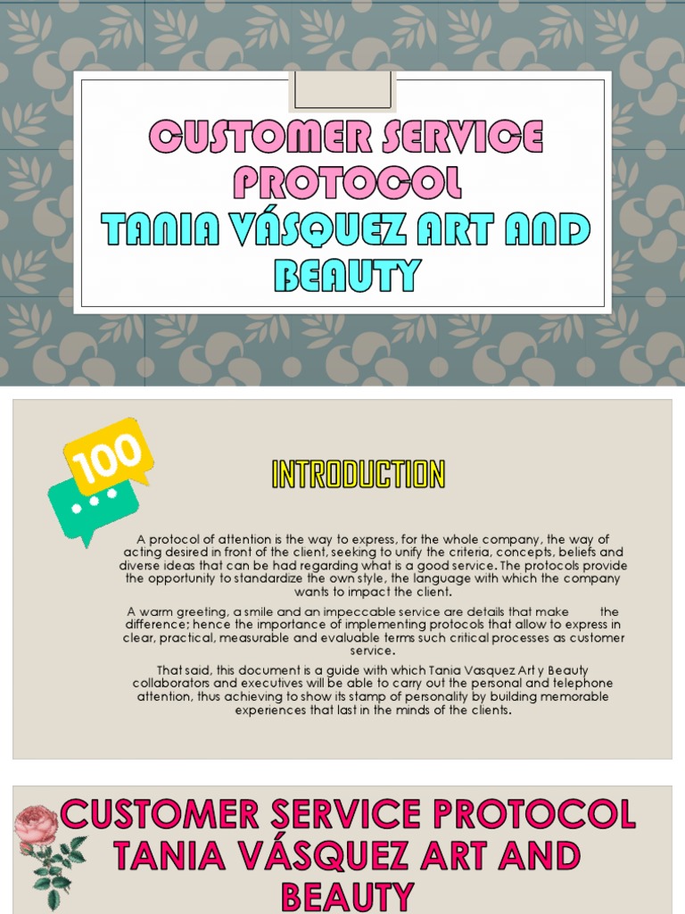 Customer Service Protocol | PDF | Communication | Business
