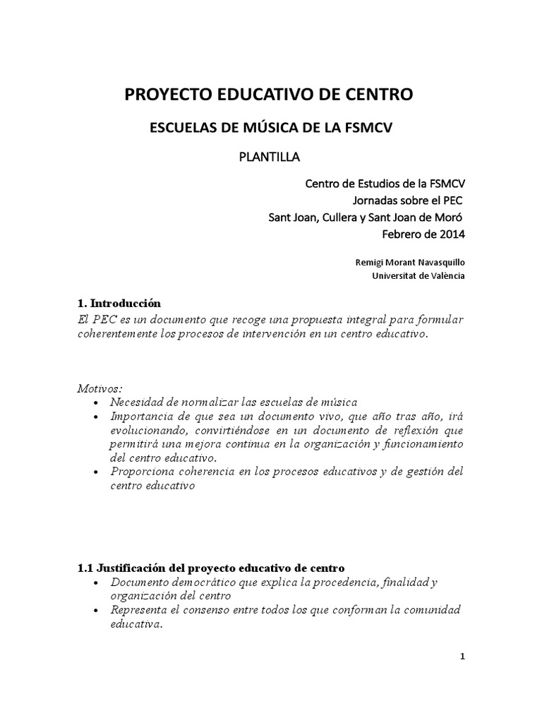 Plantilla Per Elaborar Un Pec | PDF | Evaluación | Partido ...