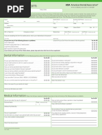 DD 2813 - Dental Exam Form | PDF | Periodontology | Dentistry