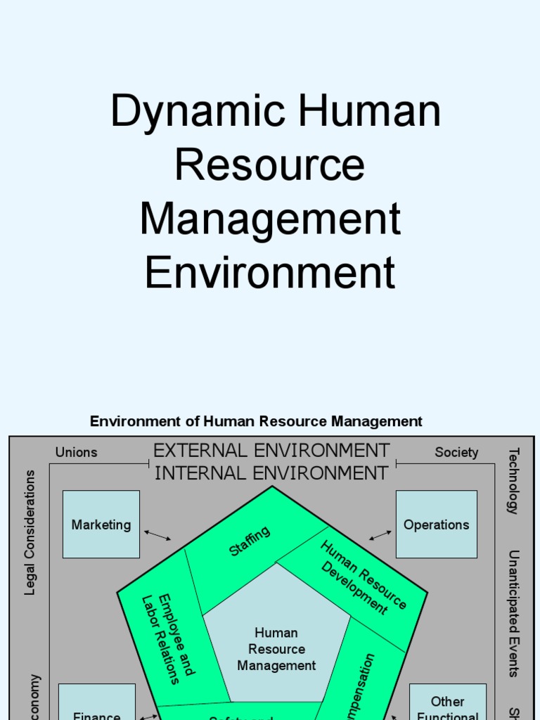 Dynamic Human Resource Management Environment | PDF | Human Resource ...