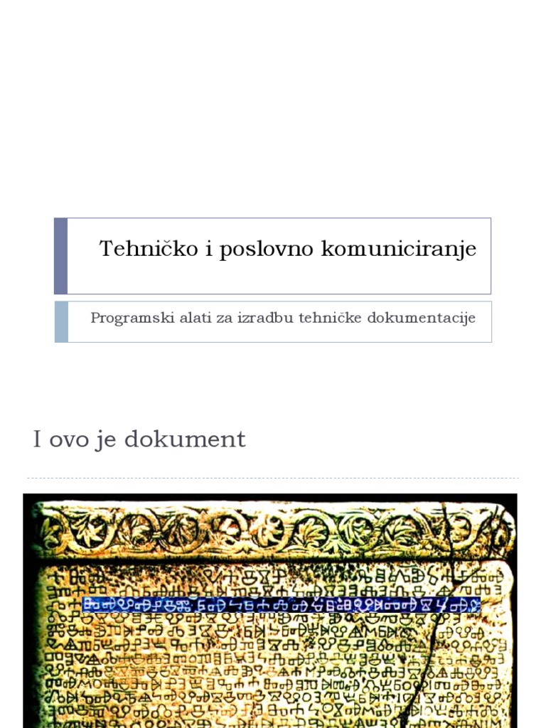 05 TIPK Programski Alati Za Izradbu Tehnicke Dokumentacije | PDF