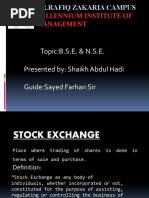 Stock Exchange Project (Class 12) | PDF