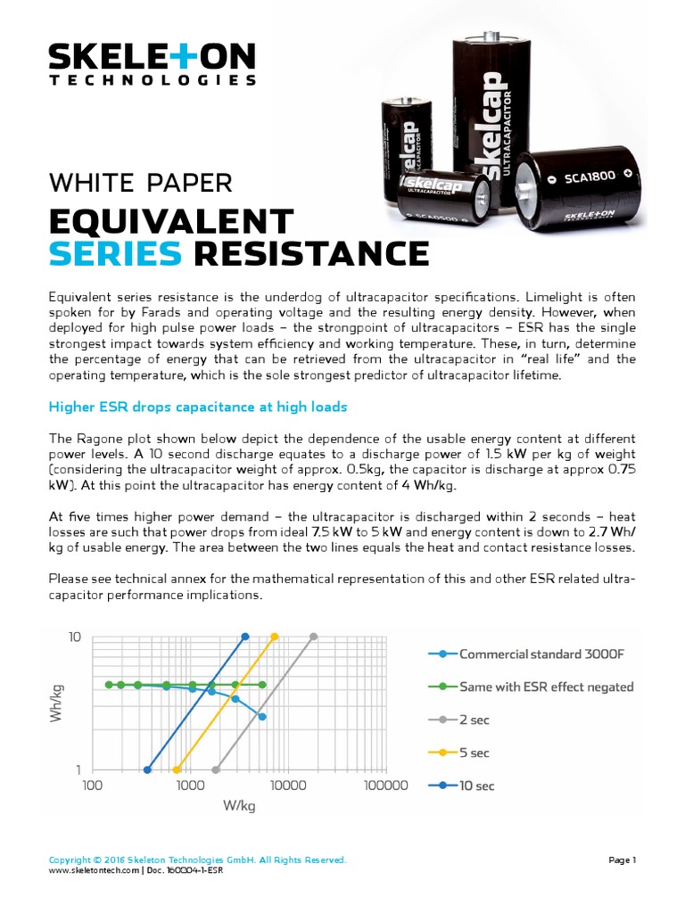 Skeleton Technologies White Paper | PDF | Capacitor | Electrical ...