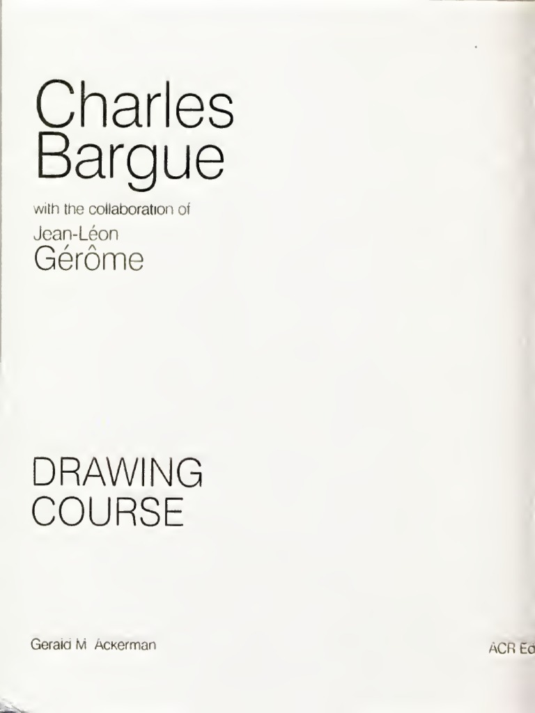 C. Bargue - Drawing Course | PDF