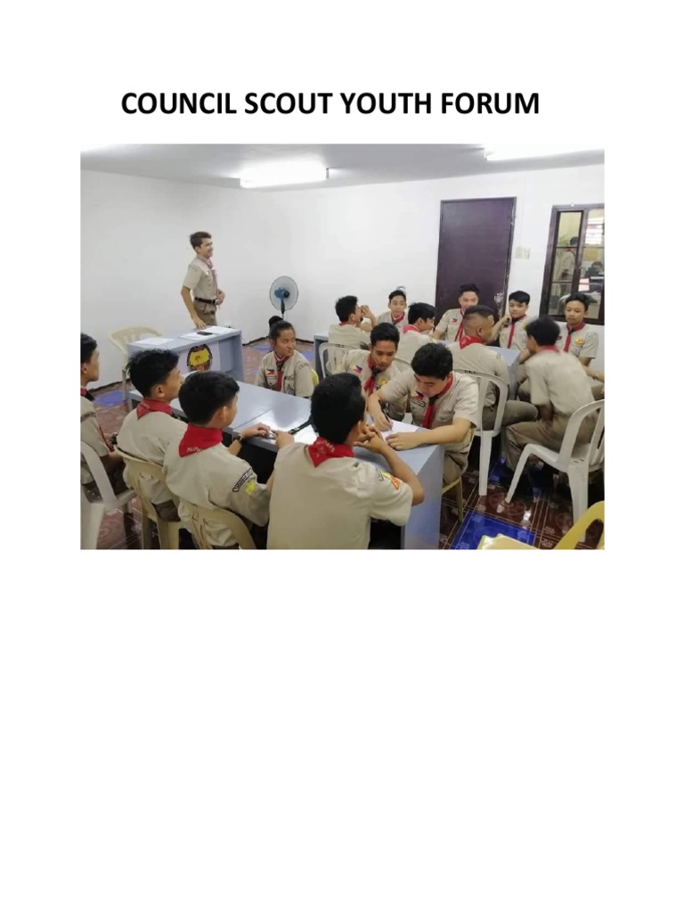 Council Scout Youth Forum | PDF | United States Congress | American ...