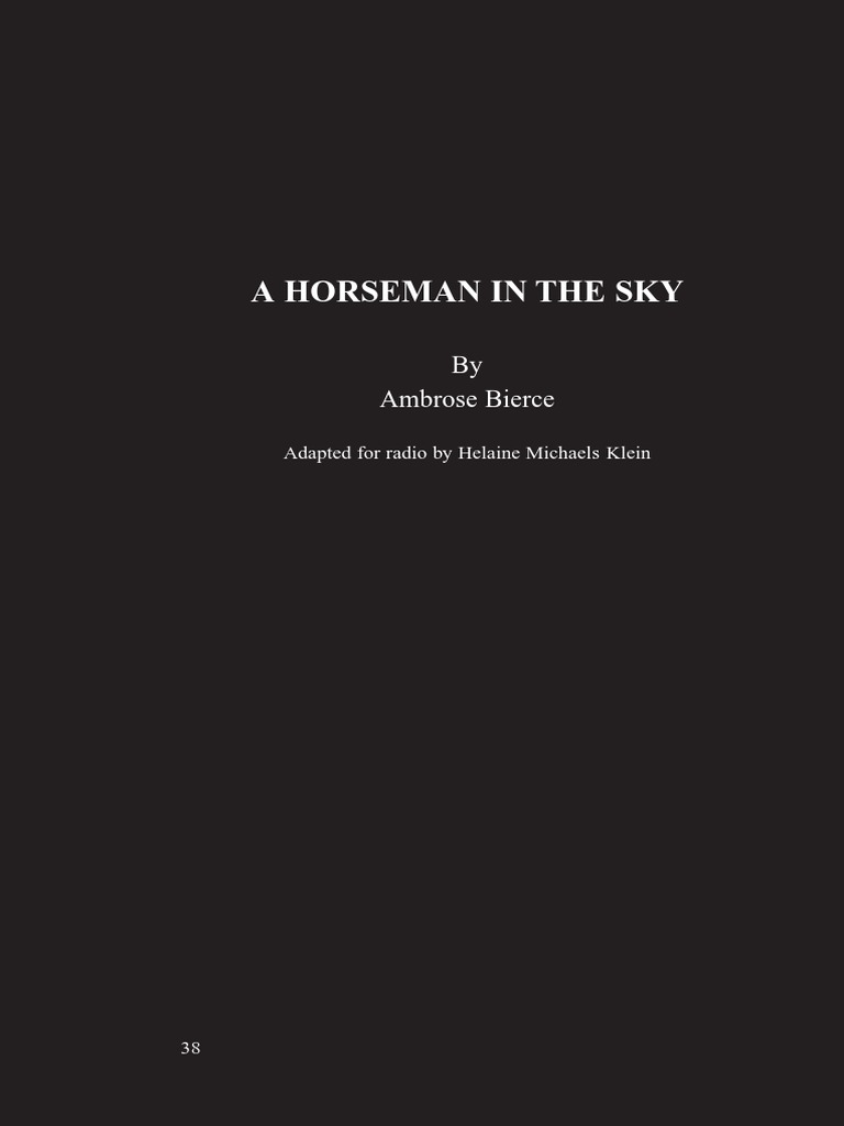 A Horseman in The Sky | PDF | American Civil War | Equestrianism
