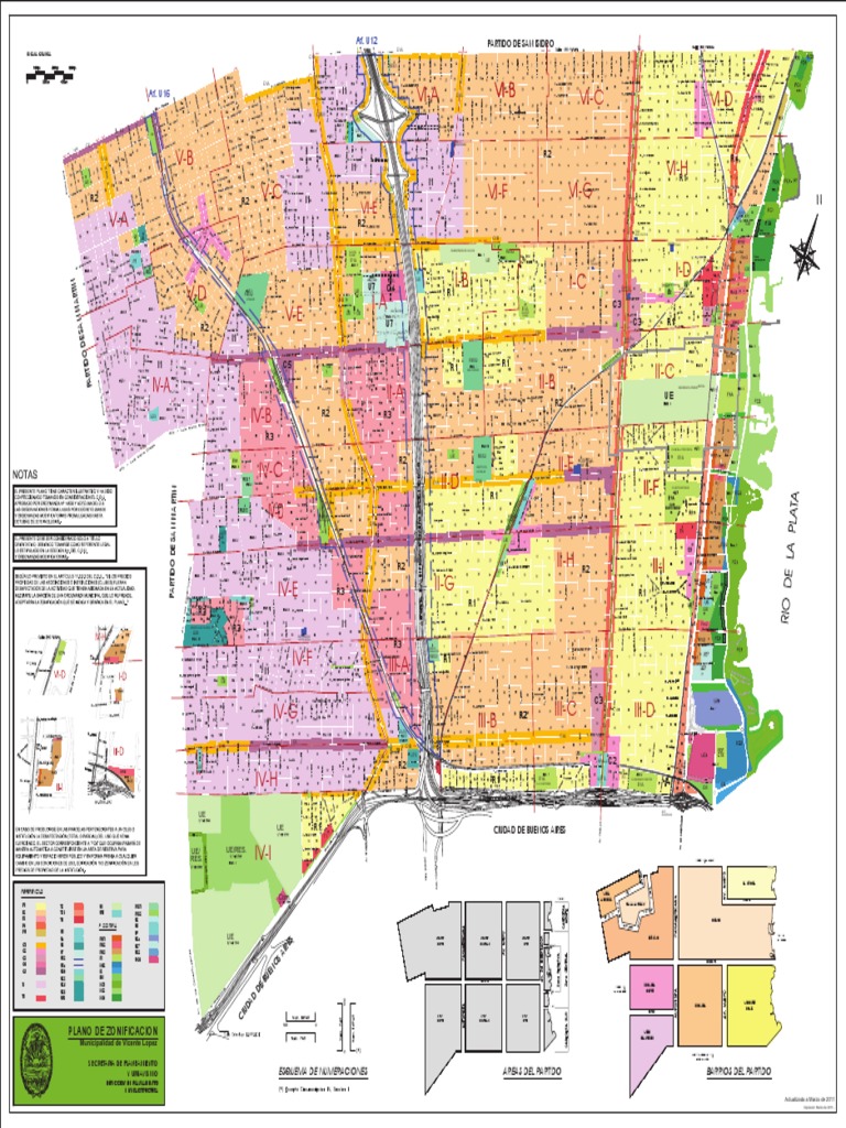 Plano de Zonificación Vicente López | PDF