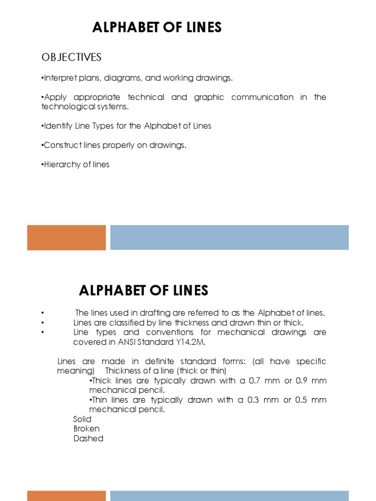Alphabet of Lines | PDF | Line (Geometry) | Drawing