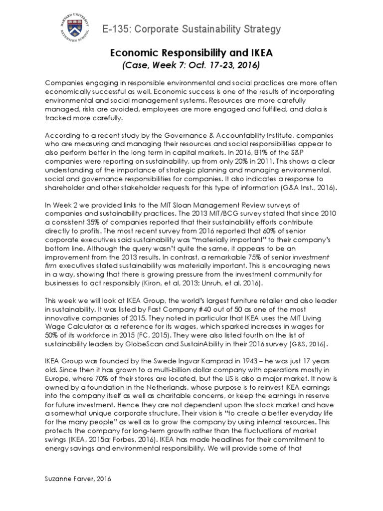 Ikea | PDF | Sustainability | Governance