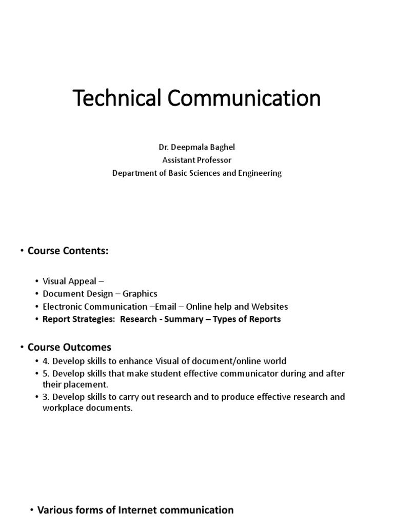 Technical Communication | PDF | Dynamic Web Page | Web Page