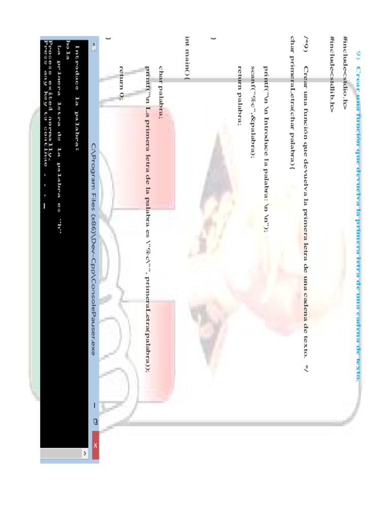 50 Ejercicios Resueltos Con Funciones en C Programacion | PDF | Matriz ...