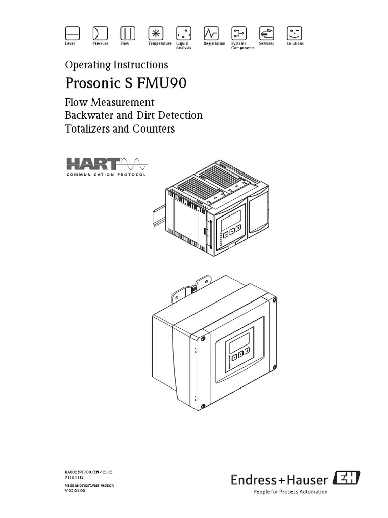 Prosonic S FMU90 Hart | PDF | Equipment | Safety