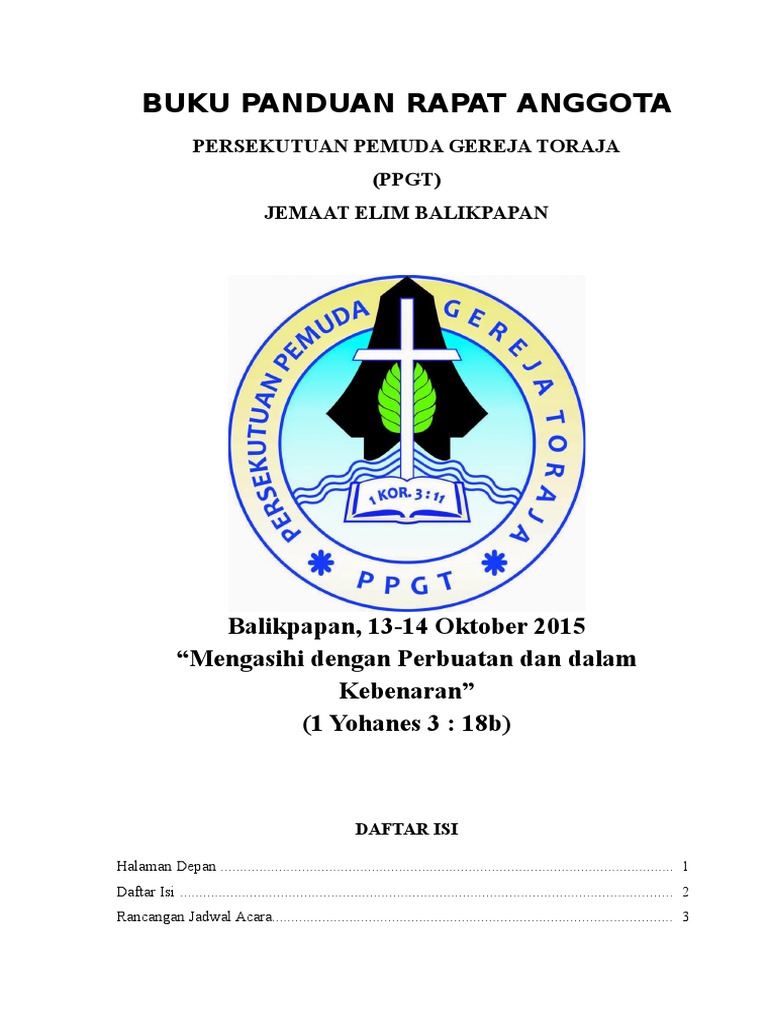 Buku Panduan Rapat Anggota | PDF