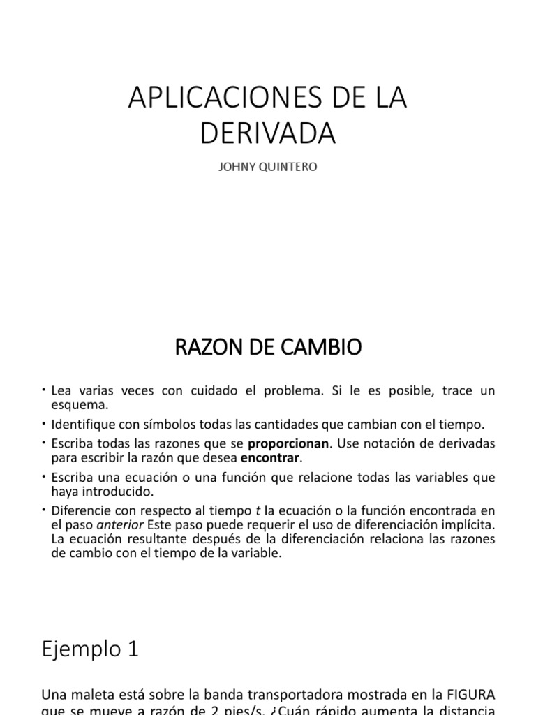 Aplicaciones de La Derivada | PDF | Intervalo (Matemáticas) | Derivado