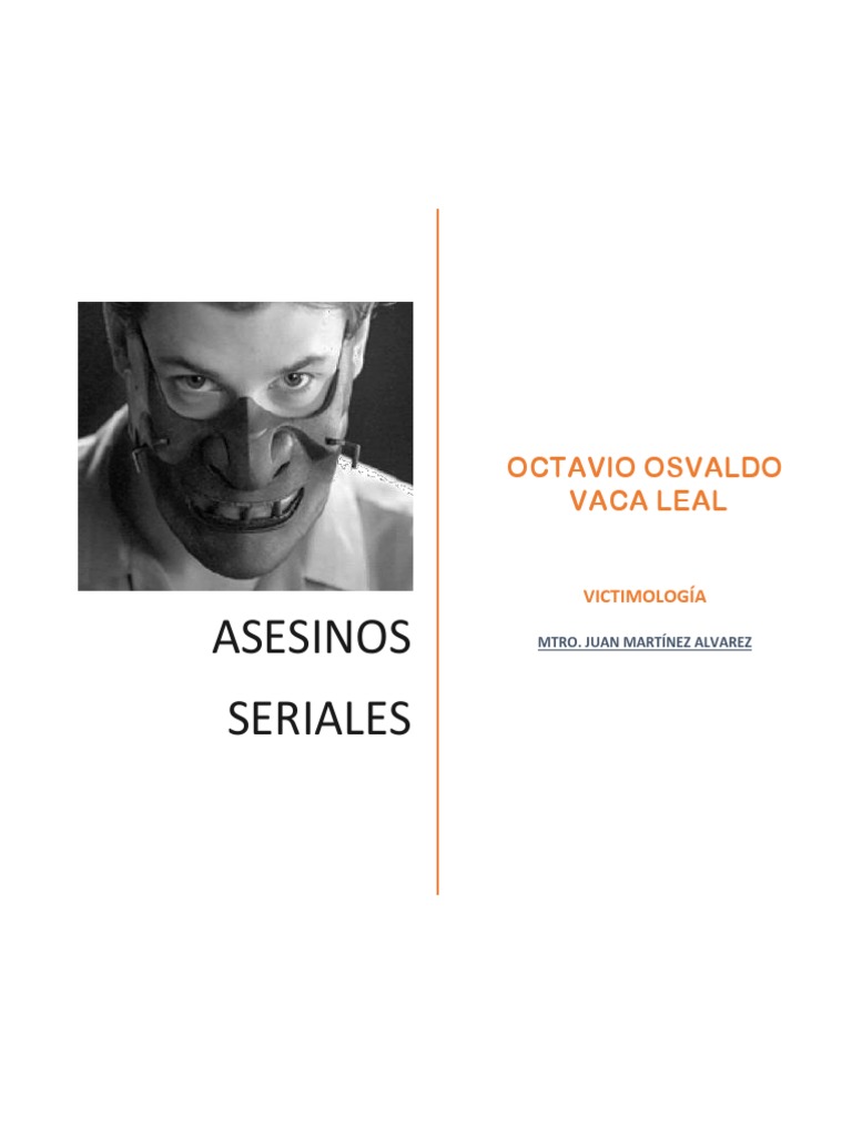 Asesinos Seriales | PDF | Asesino en serie | Asesinato