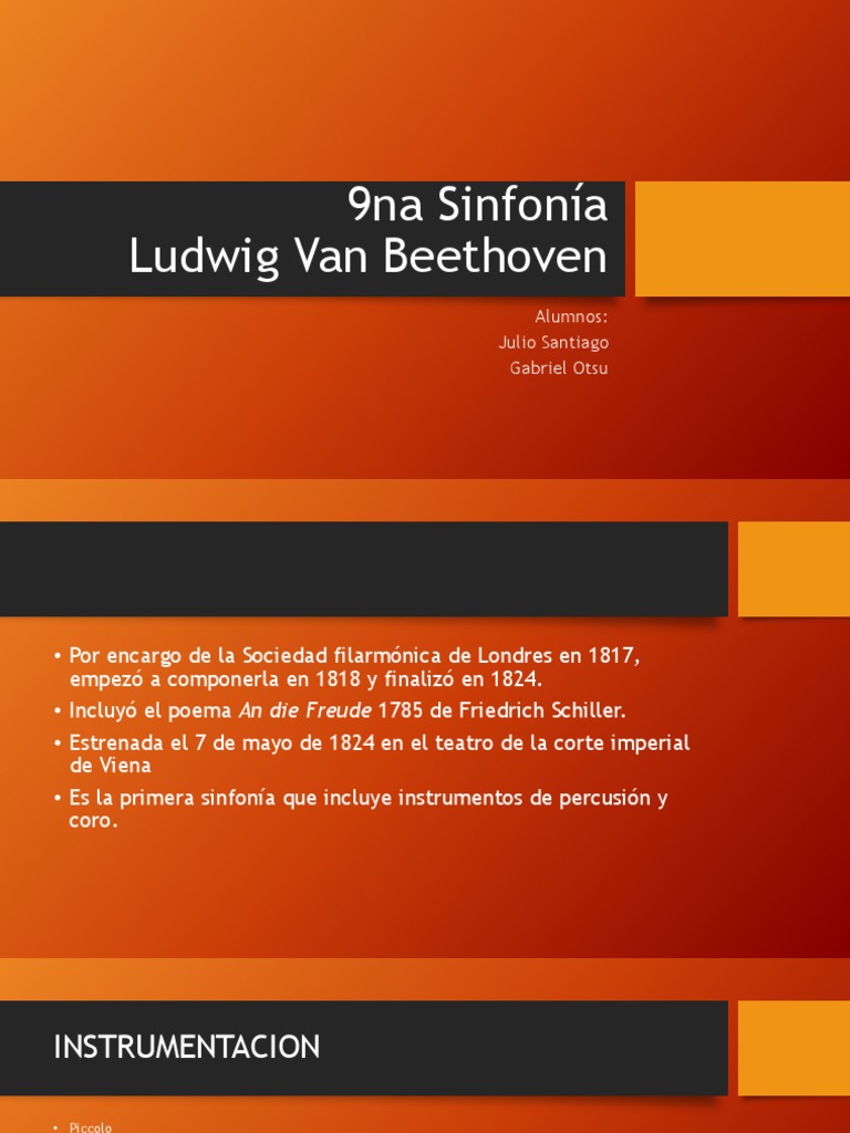 Sinfonia 9 | PDF | Ludwig Van Beethoven | Composiciones clásicas