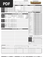 Fireborn Scion Character Sheet
