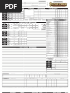 Pathfinder Character Sheet (Fillable)