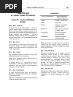 FDOT Design Manual Intersections | PDF | Intersection (Road) | Traffic