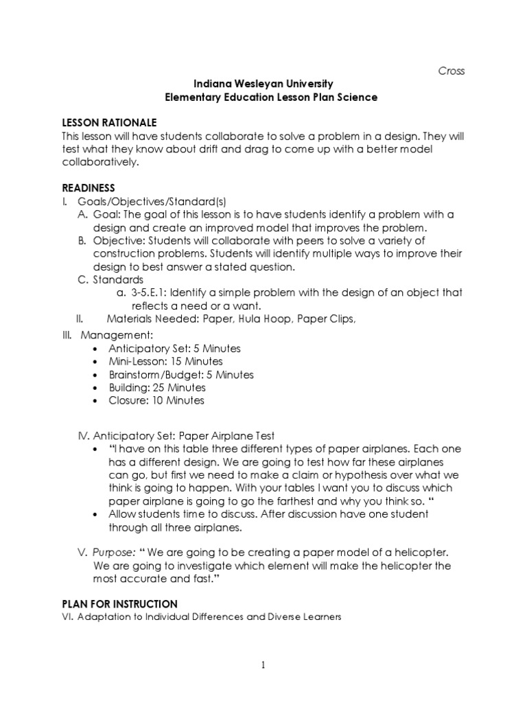 Science Lesson 2 | PDF | Learning Styles | Educational Assessment