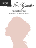 Pride and Prejudice Play Script | PDF | Pride And Prejudice | Mr. Darcy