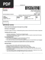 Boarding Pass Garuda Indonesia 3 | PDF | Aviation | Transport