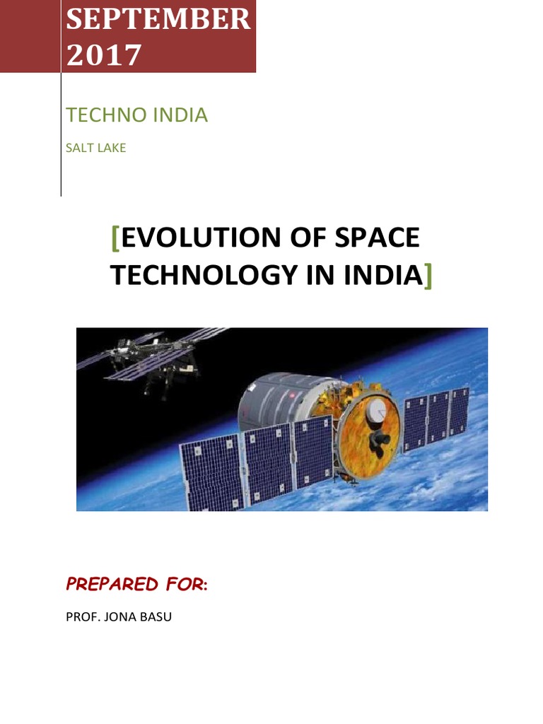 Evolution of Space Technology in India | PDF