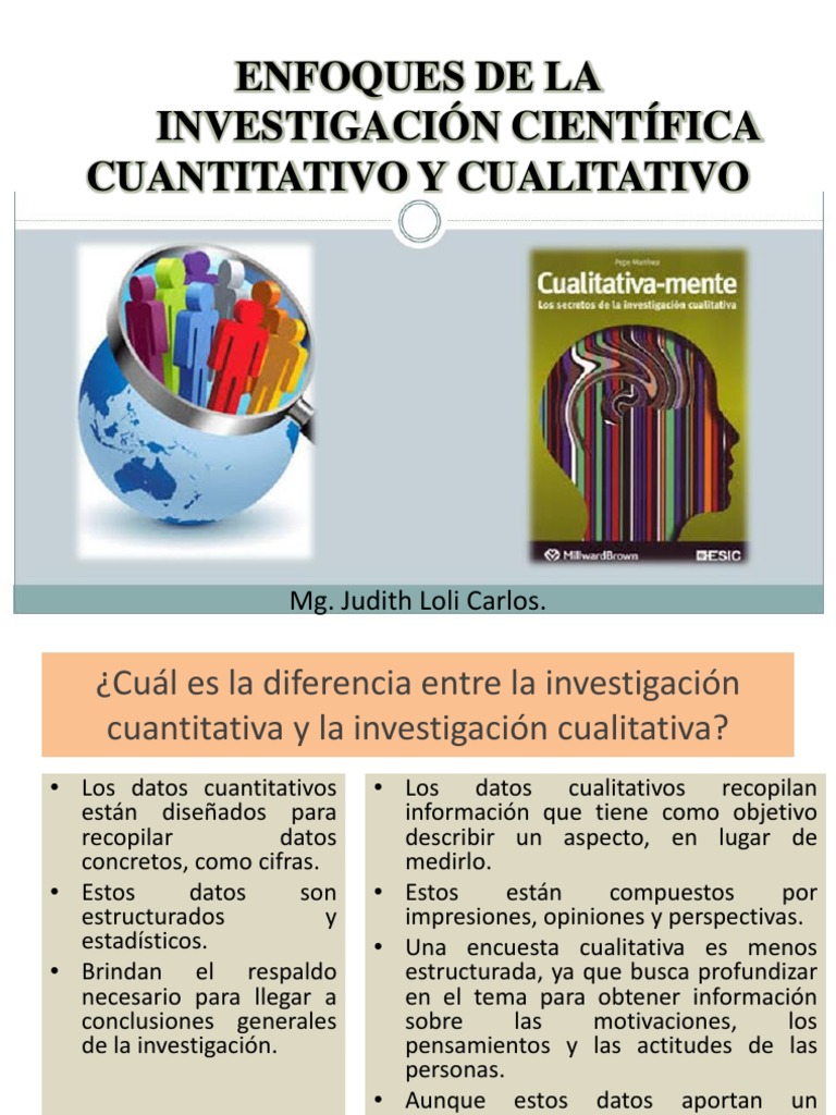 Clase 6 Cuanti y Cuali Miss Loli | Descargar gratis PDF | Investigación ...