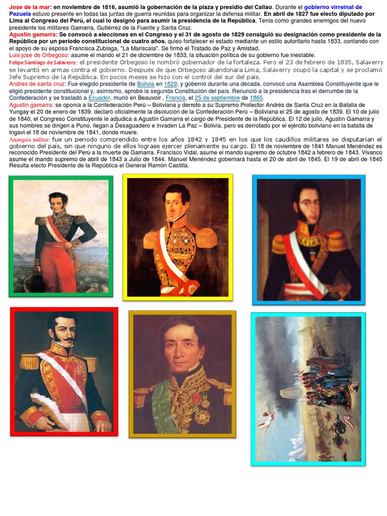 Jose de La Mar | PDF | Comunidad andina | Perú