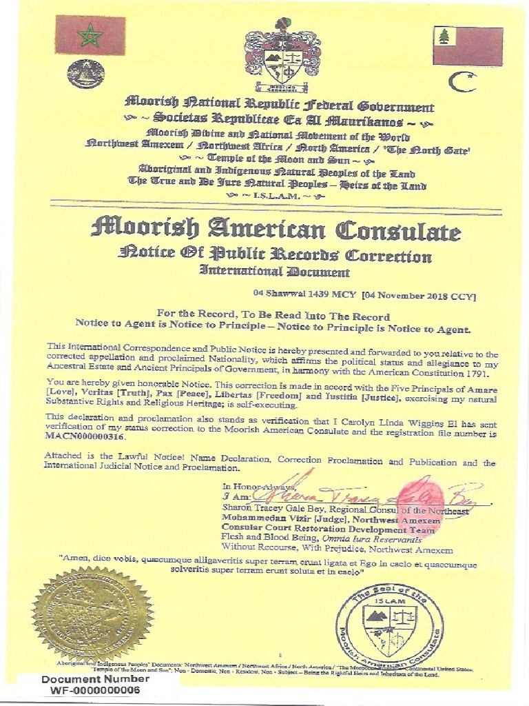 Legal Notice! Name Declaration, Correction Proclamation, Publication ...