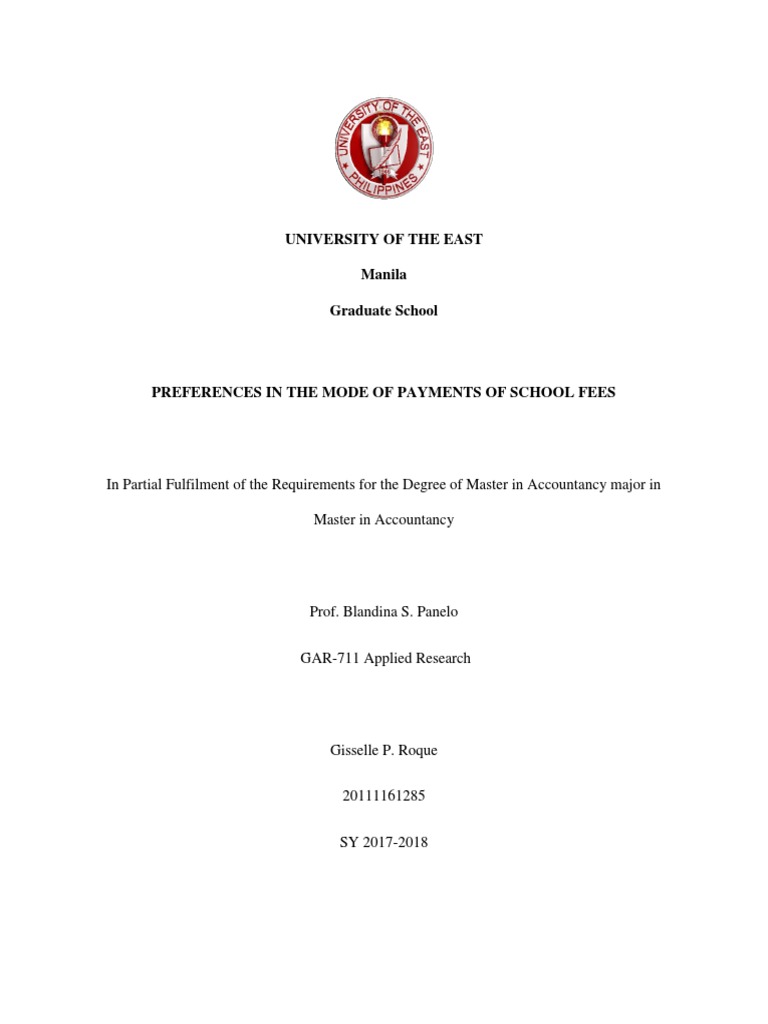 Title Page and Table of Contents | PDF | Research Design | Statistics