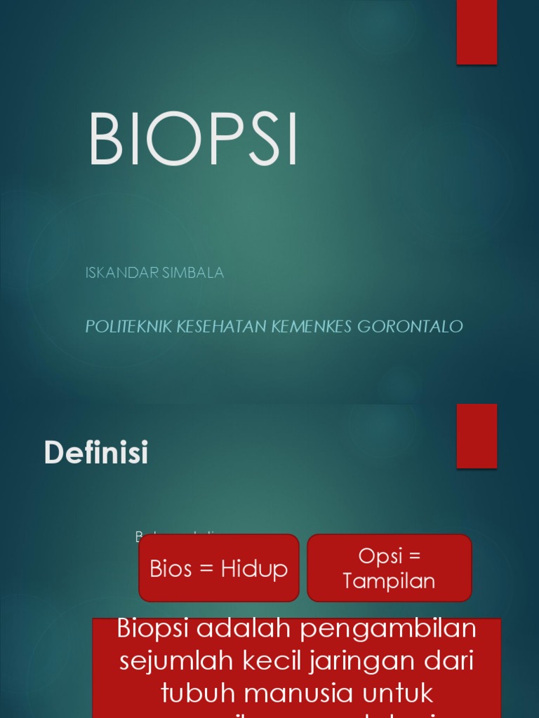 Prosedur dan Indikasi Biopsi | PDF | Pengembangan Diri
