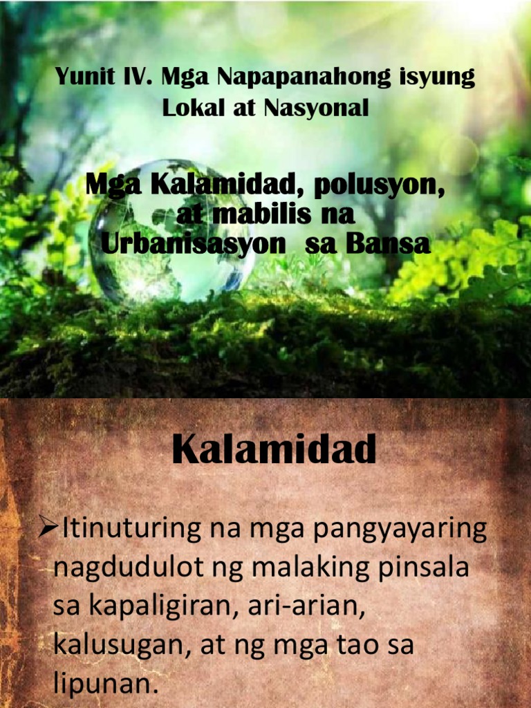 Kalamidad | PDF