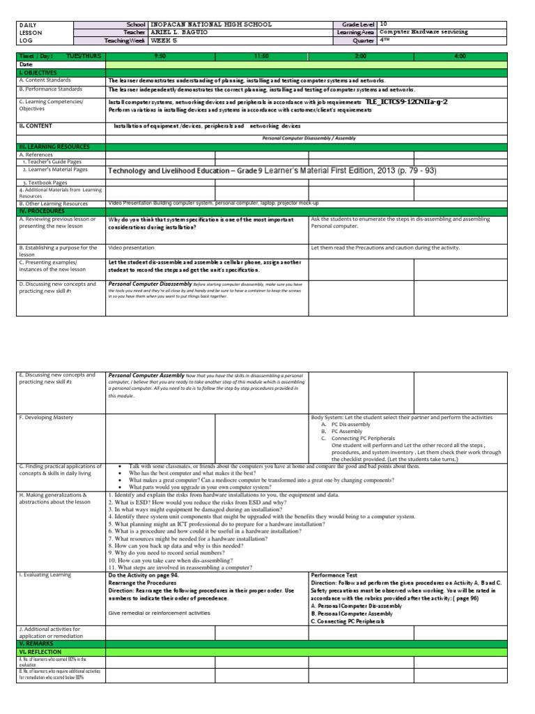 PC Assembly and Disassembly | PDF | Personal Computers | Computer Hardware