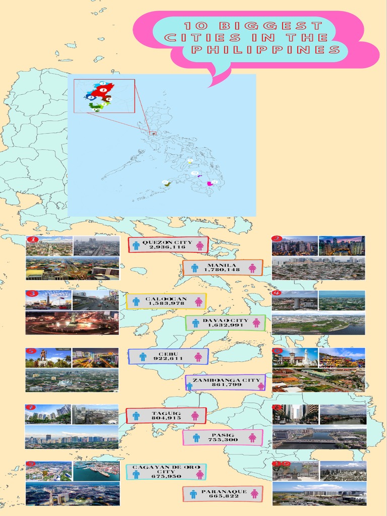 Top 10 Biggest Cities in The Philippines | PDF