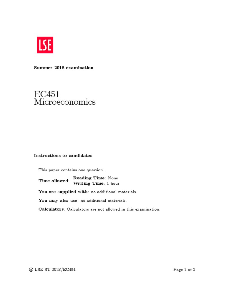 Exam Micro Pdf Utility Consumers