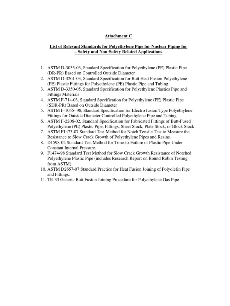 Specification ASTM D3350 PDF | PDF | Pipe (Fluid Conveyance) | Polyethylene