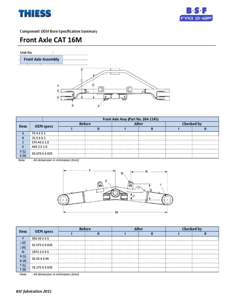16M Guide Front Axle | Download Free PDF | Vehicles