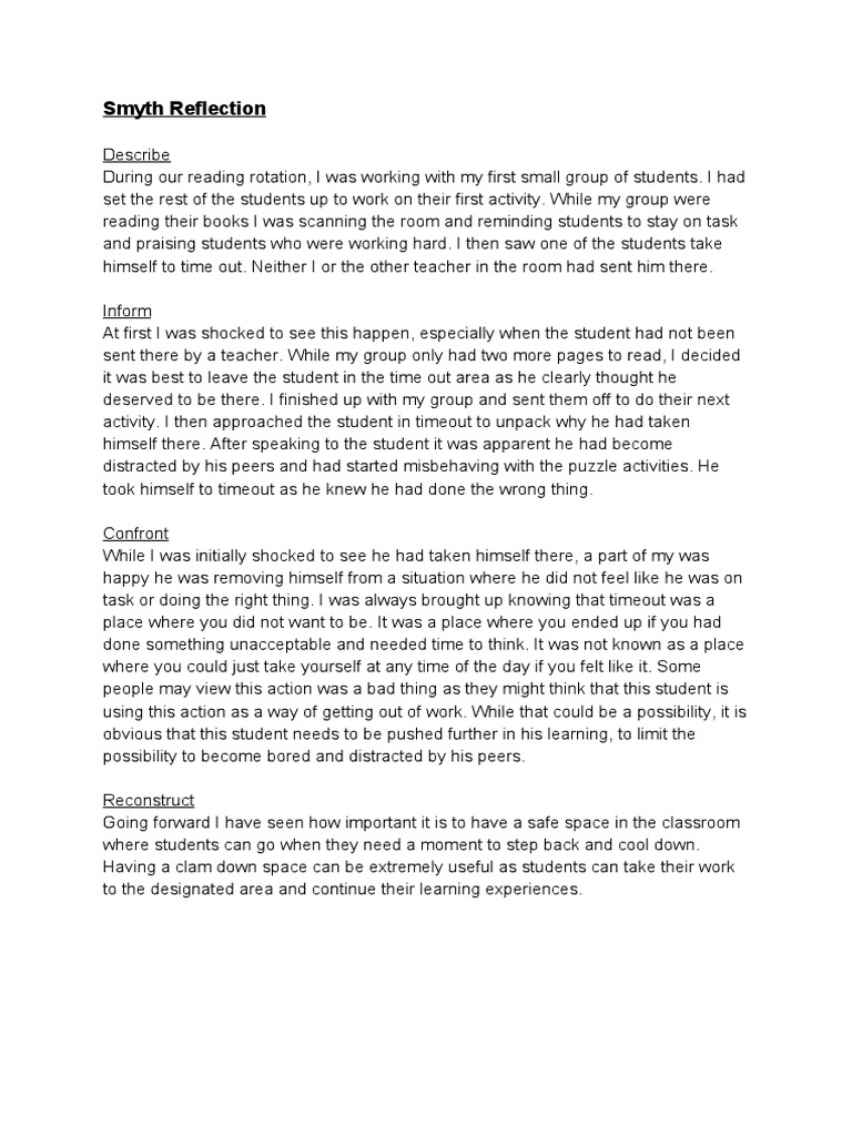 Smyth Reflection 2 | PDF