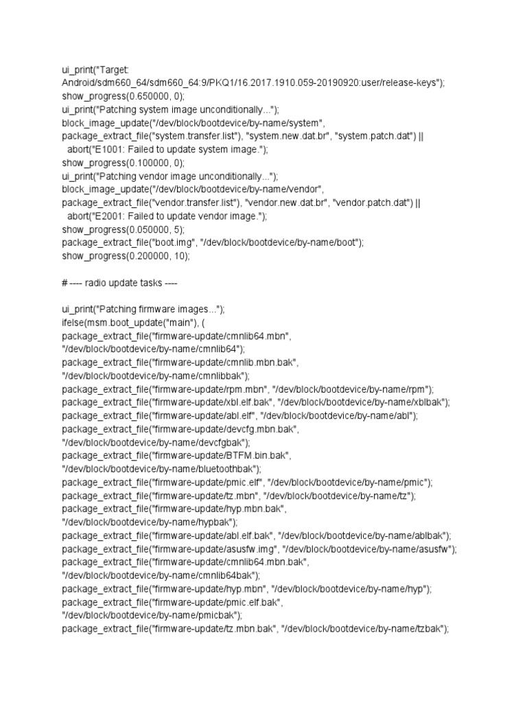 Updater Script Pdf Android Operating System Computer Engineering 