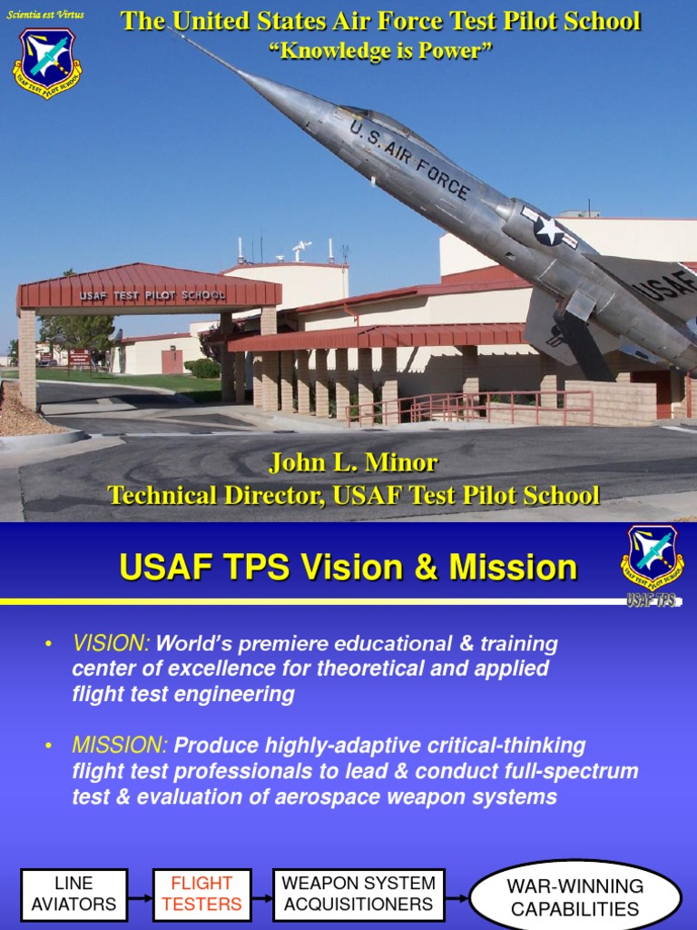 USAF Test Pilot School Overview | PDF | Flight Test | Unmanned Aerial ...
