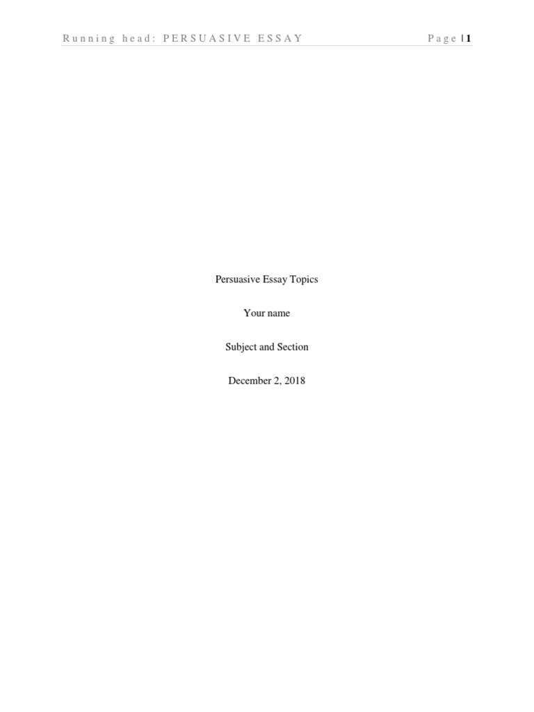 How to Write a Persuasive Essay | PDF | Essays | Thesis