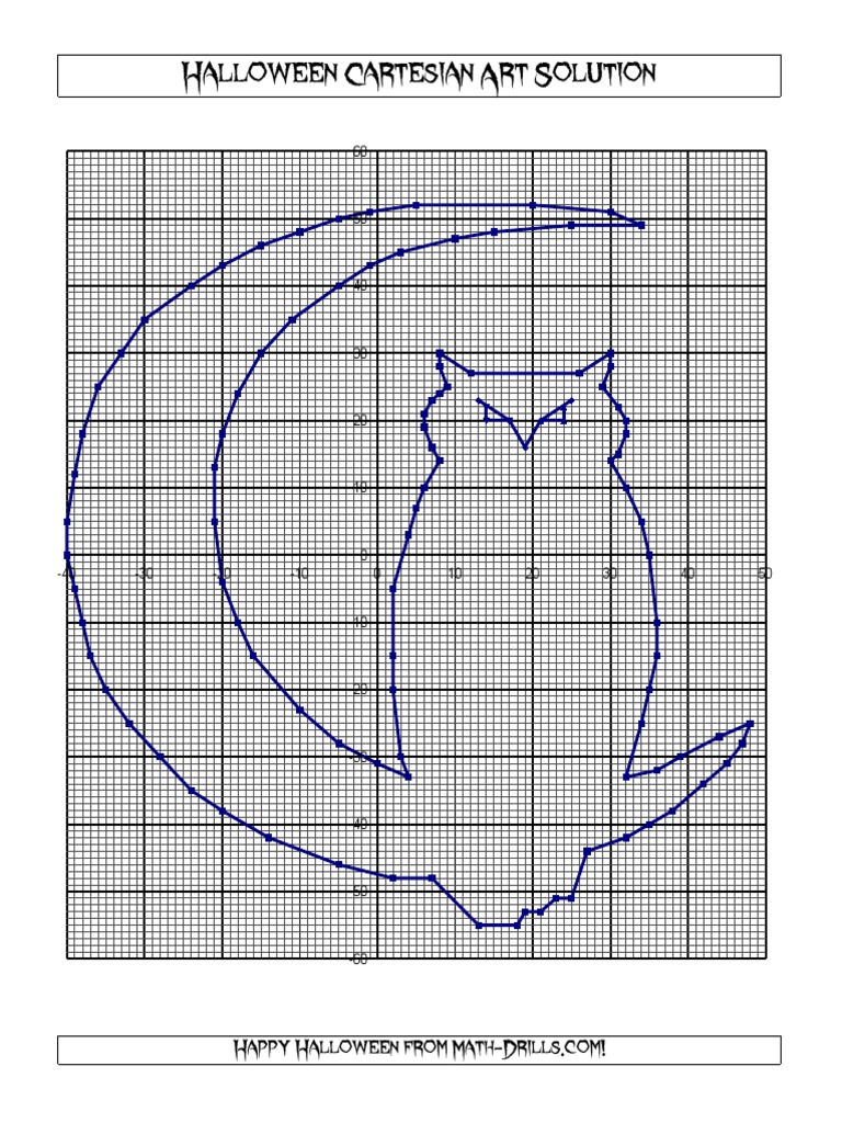 Halloween Cartesian Art Coordinates | PDF