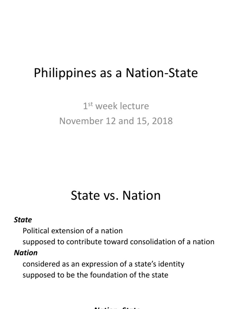Philippines (State and Nation) | PDF | Nation State | Ethnic Groups
