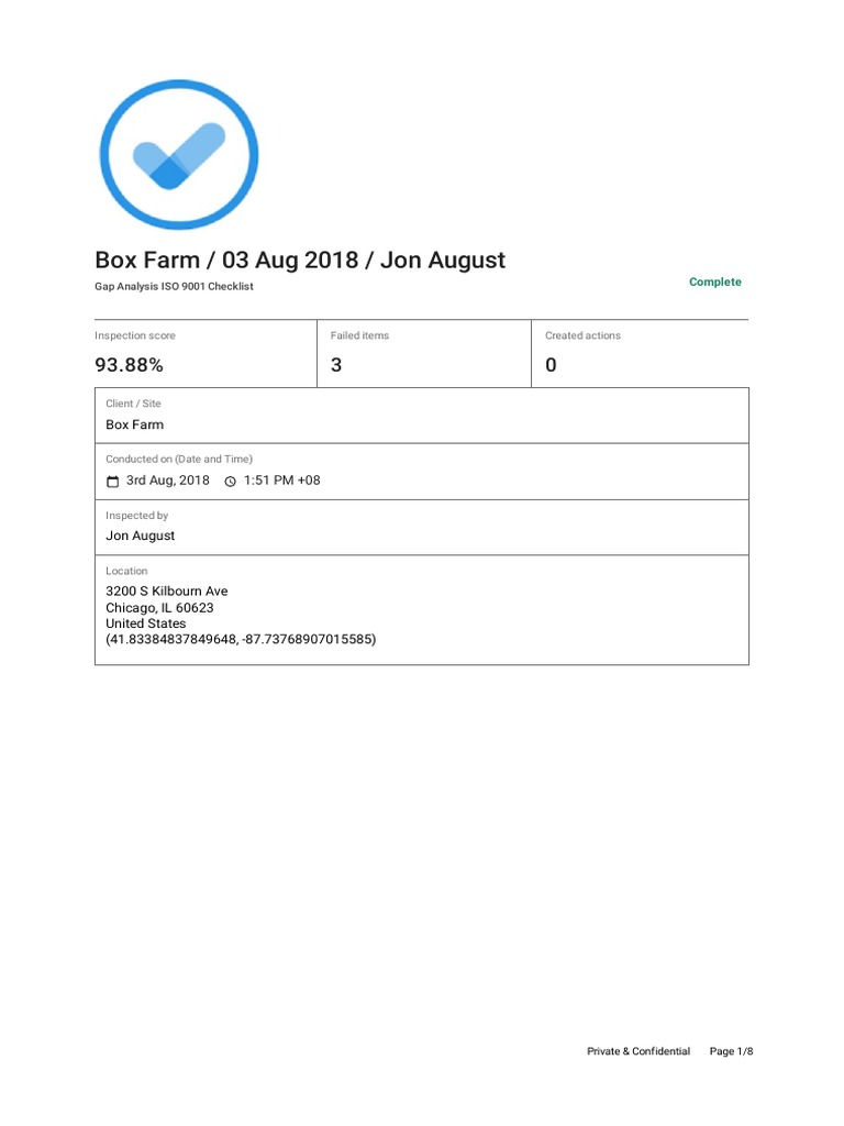 Example Audit | PDF | Quality Management System | Business Process
