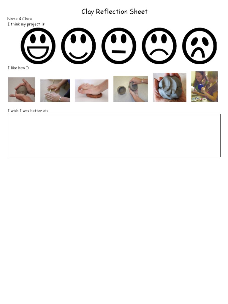 Clay Reflection Sheet | PDF | Self-Improvement