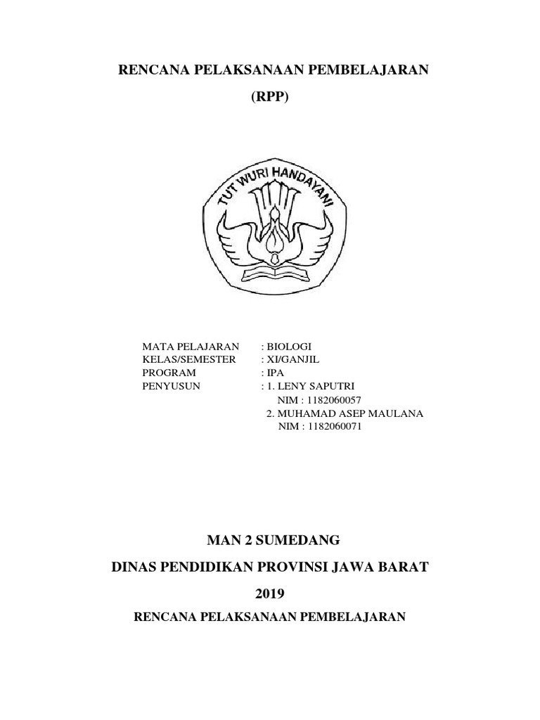 RPP Sistem Regulasi | PDF