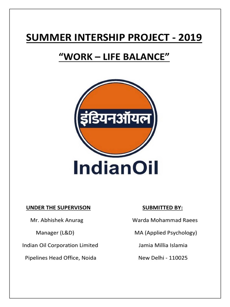 Iocl Report | PDF | Oil Refinery | Petroleum